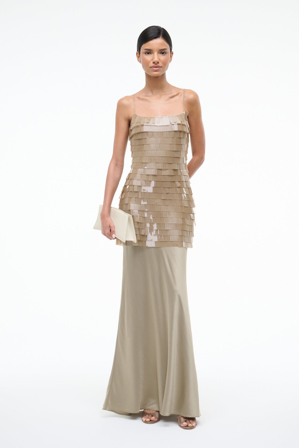 STAUD MESA DRESS RIVERSTONE