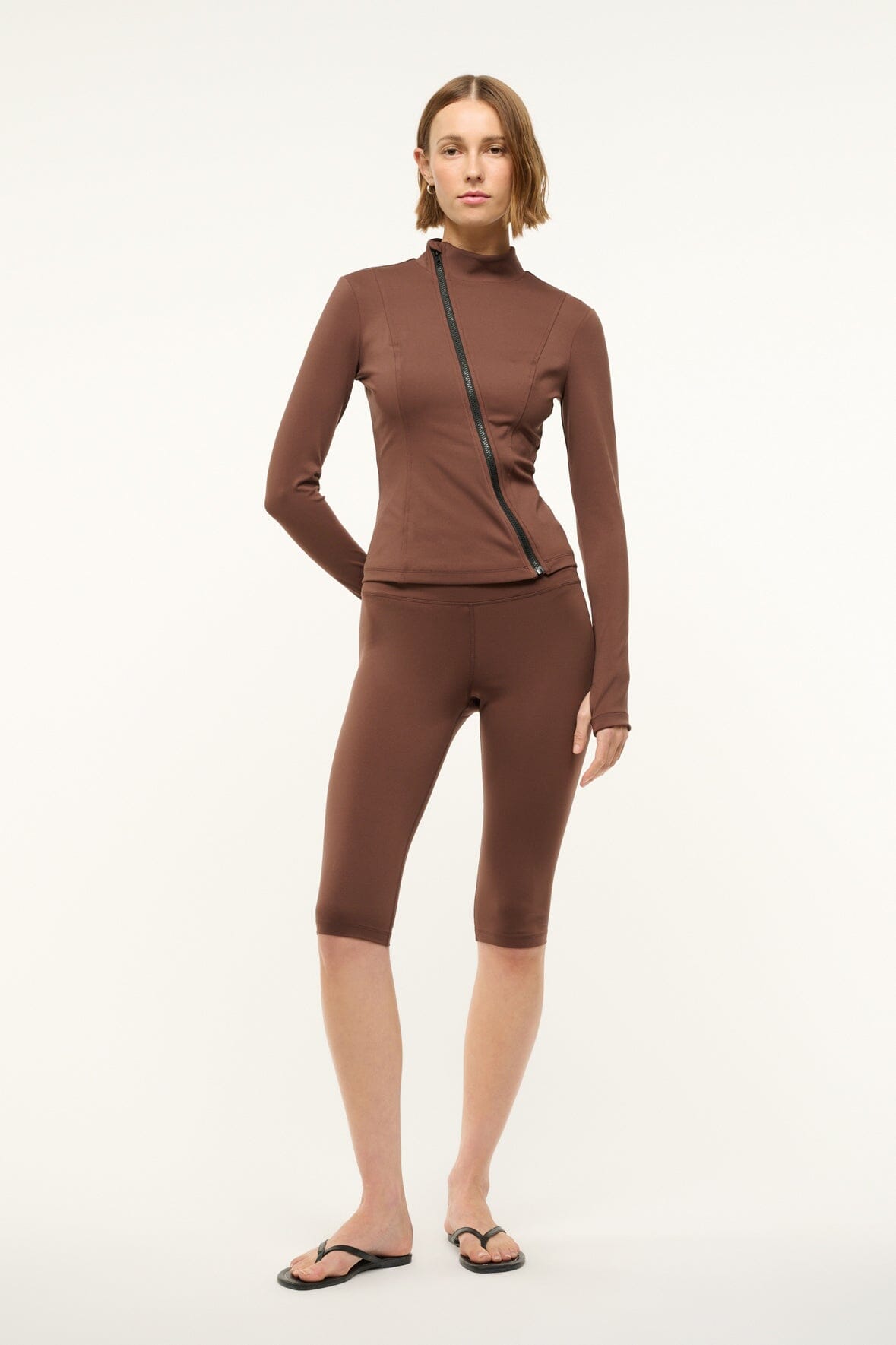 STAUD SUMMIT JACKET DARK OAK