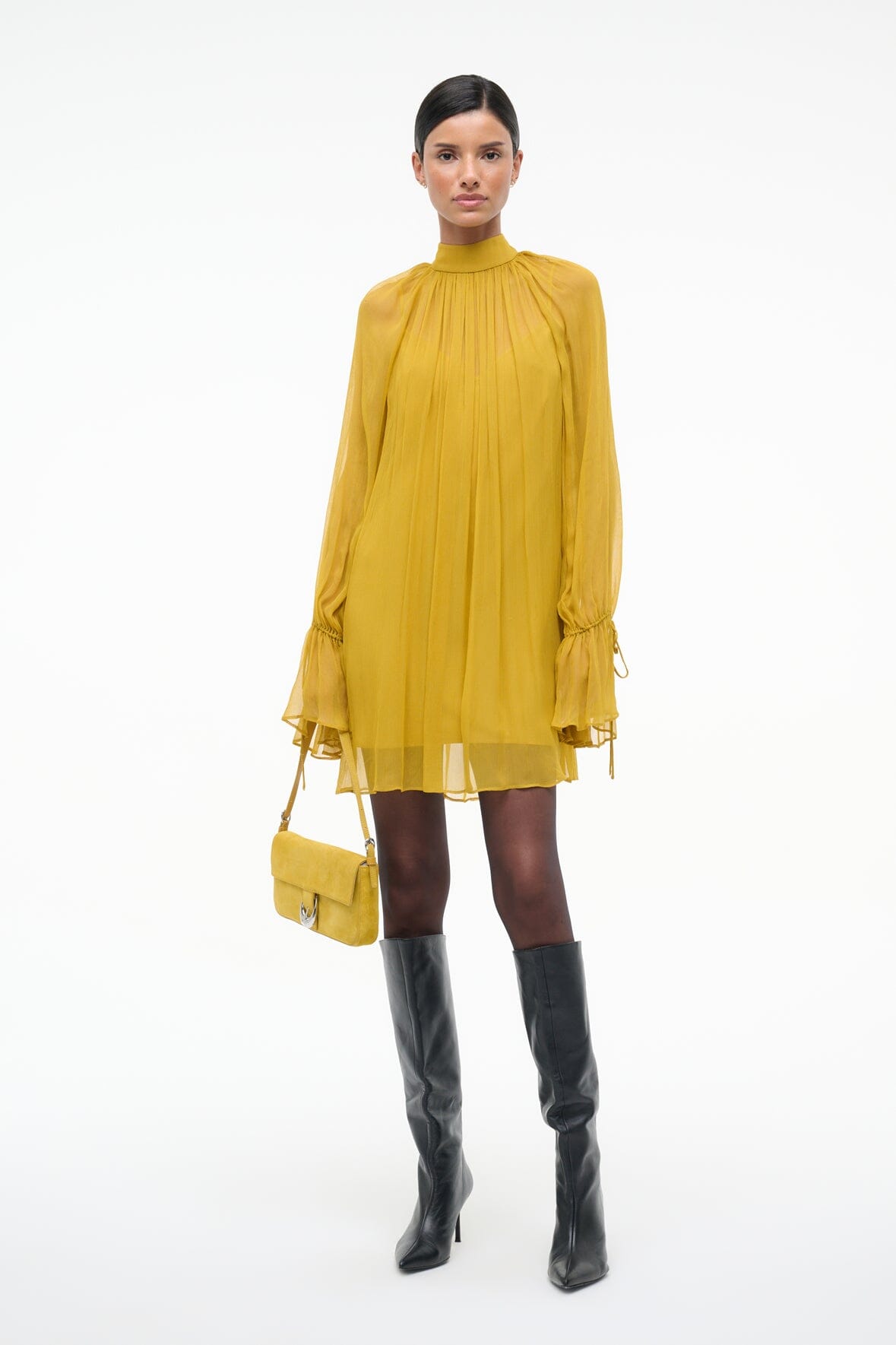 STAUD ROUX DRESS TURMERIC