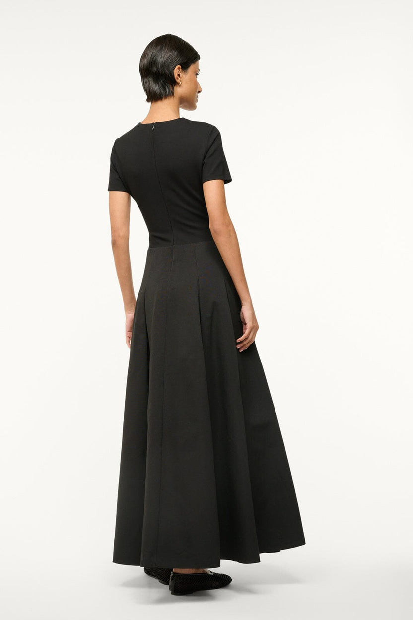 STAUD HOPPER DRESS BLACK