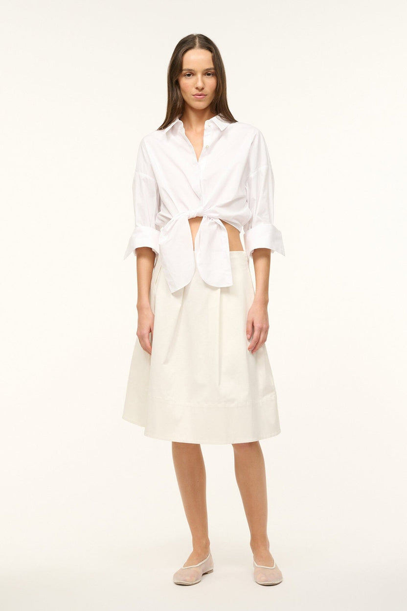 STAUD LISA TOP WHITE