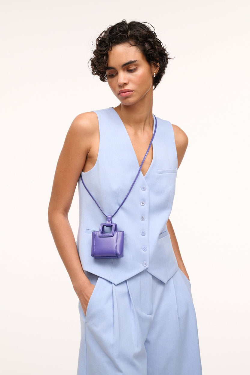STAUD SHIRLEY MICRO NECKLACE VIOLET