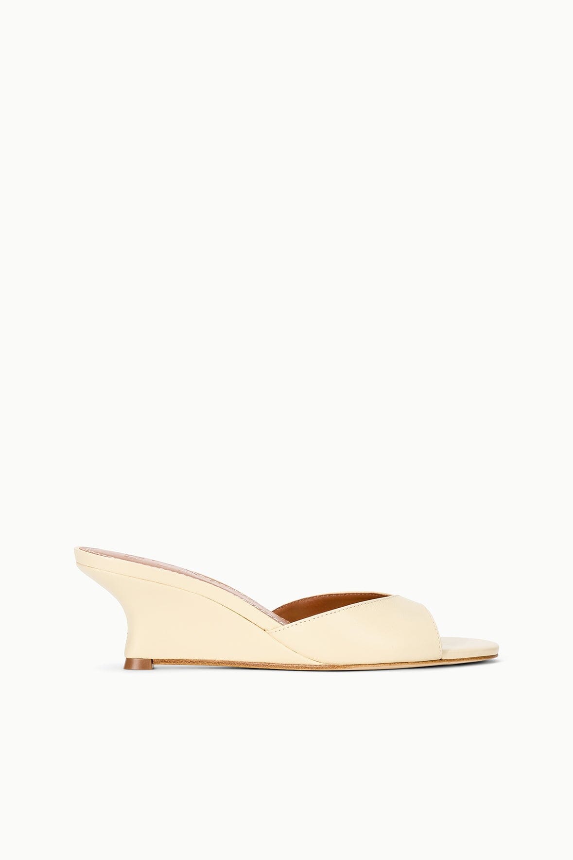 STAUD BRIGITTE WEDGE CREAM