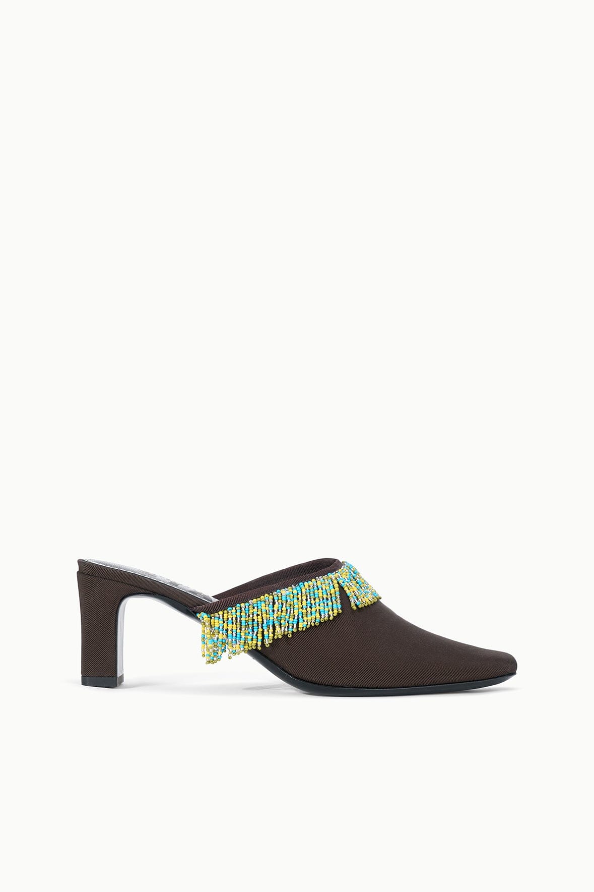 STAUD JOANNA KITTEN HEEL MULE ESPRESSO