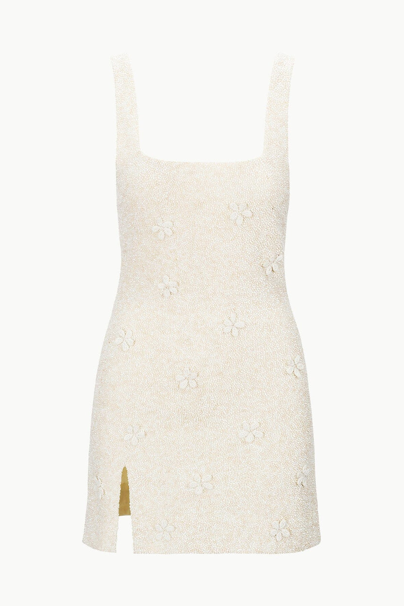 STAUD LE SABLE DRESS IVORY