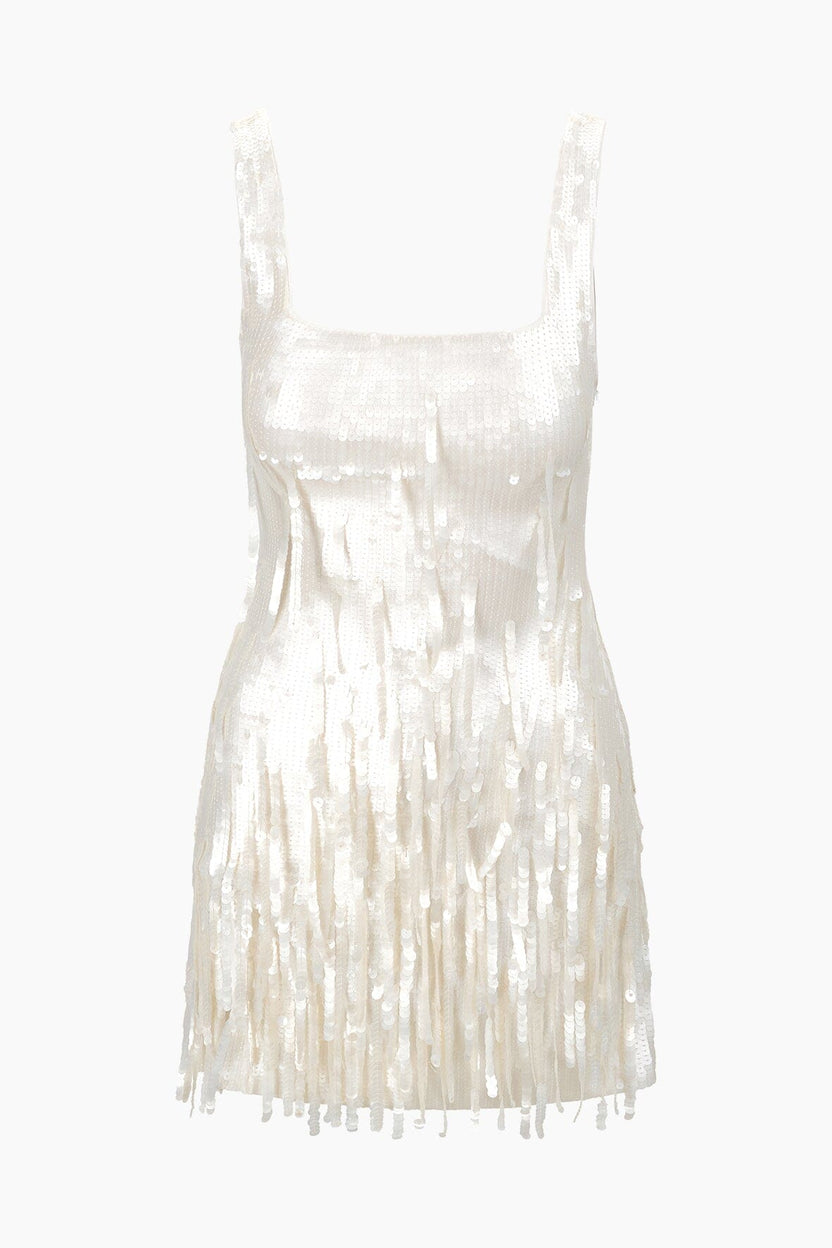 STAUD LE SABLE DRESS PEARL