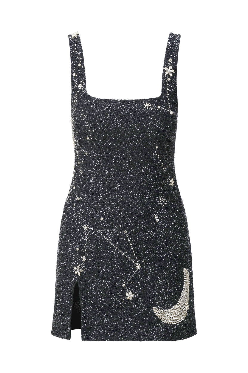 STAUD LE SABLE DRESS STARRY NIGHT