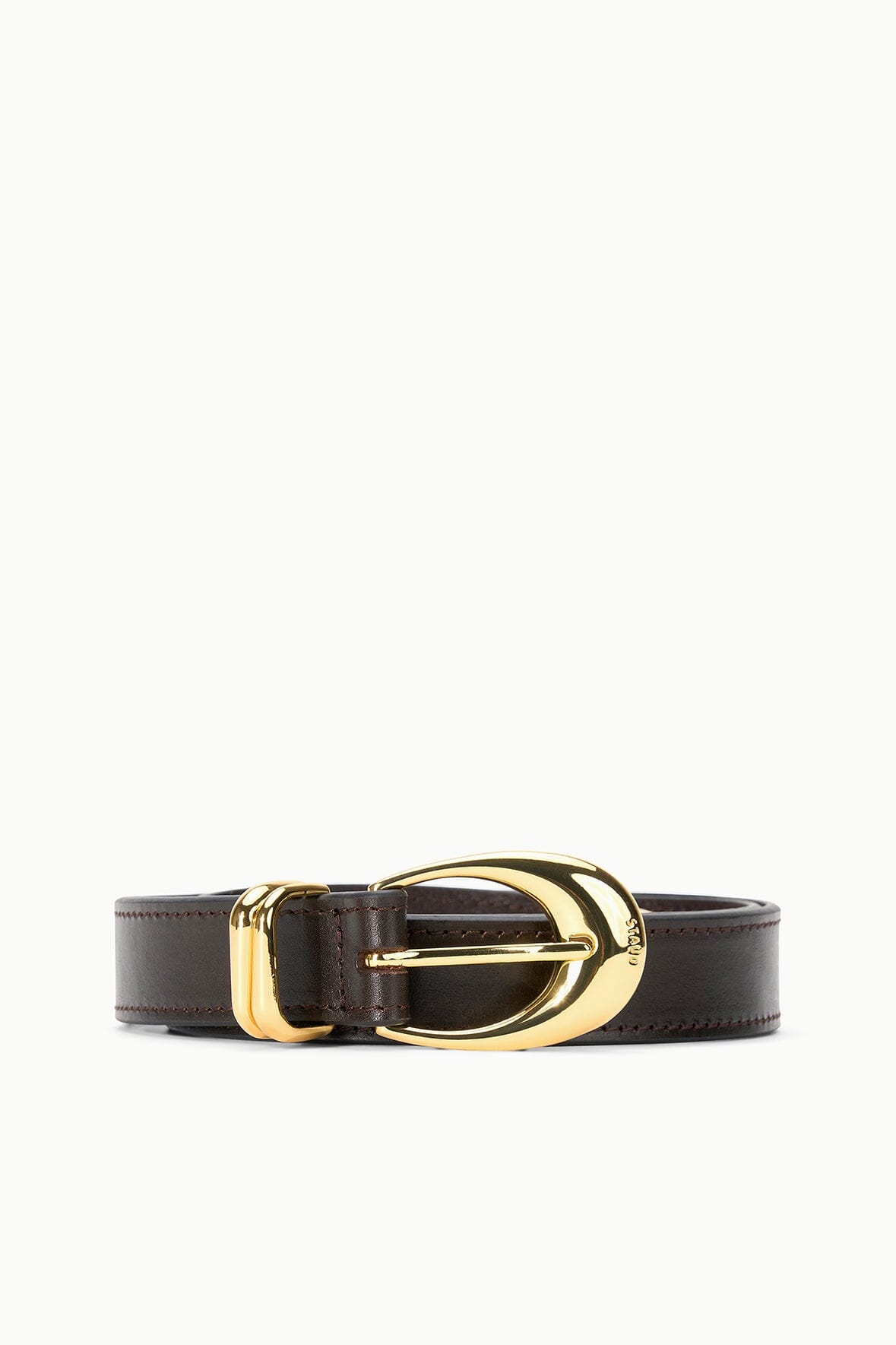 STAUD MOON METAL KEEPER BELT - 26 MM ESPRESSO