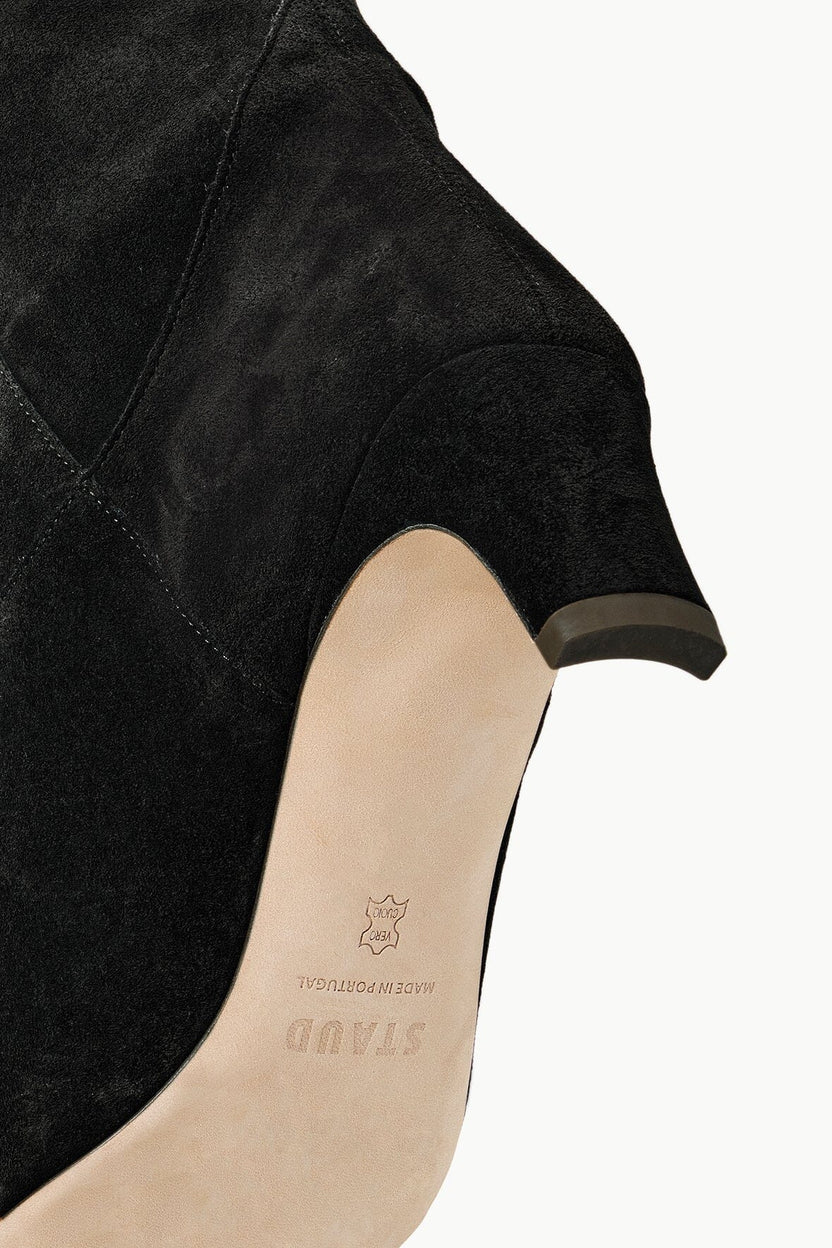 STAUD WESTERN WALLY BOOT BLACK SUEDE